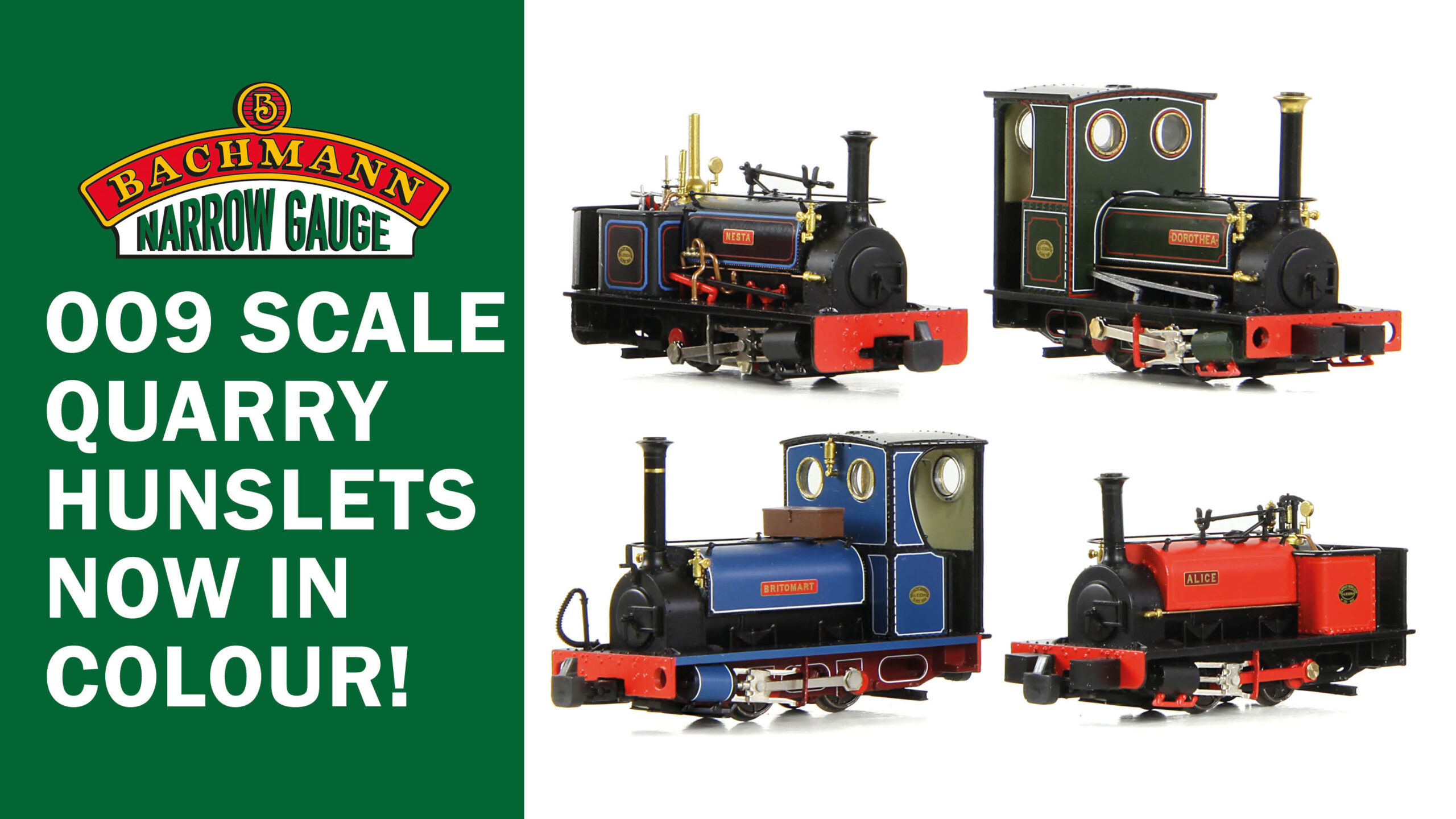 Livery Samples | OO9 Scale Quarry Hunslets - BACHMANN EUROPE NEWS